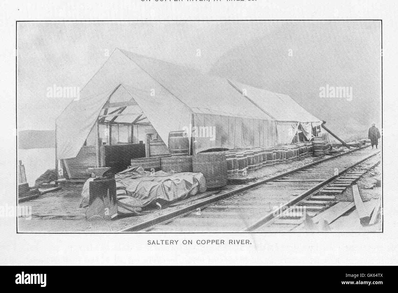 49082 Saltery on Copper River Stock Photo - Alamy