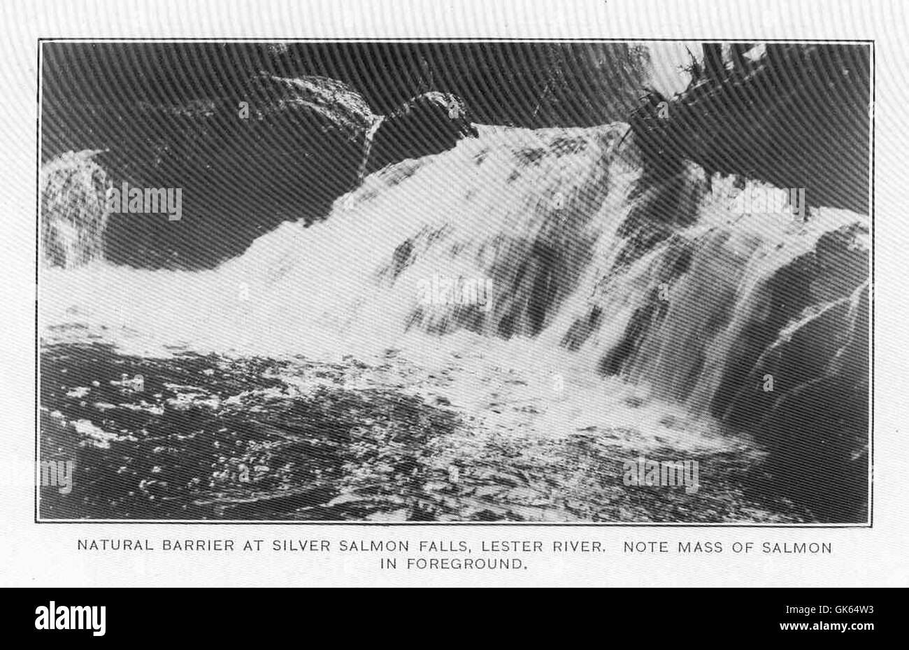 The natural barrier at Silver Salmon Falls on the Lester River serves ...