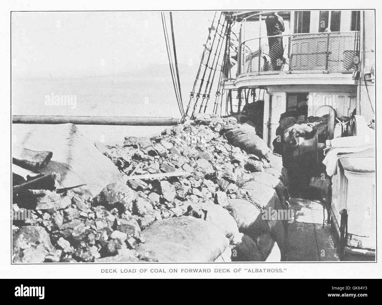 Cargo ship on loading Black and White Stock Photos & Images - Alamy