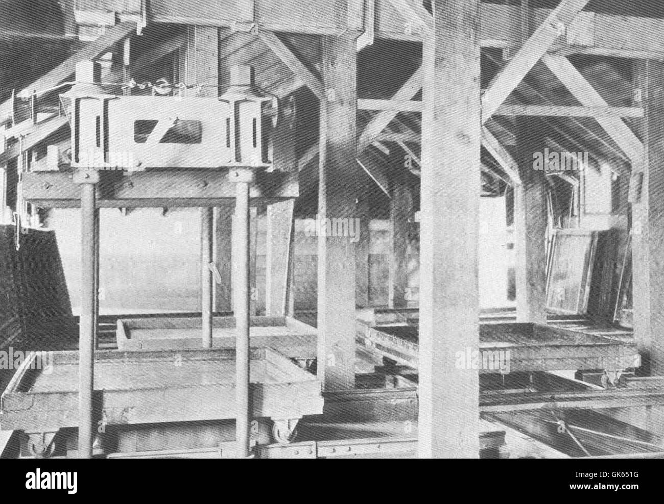 49189 Wards Cove reduction plant Press room where cooked offal is ...