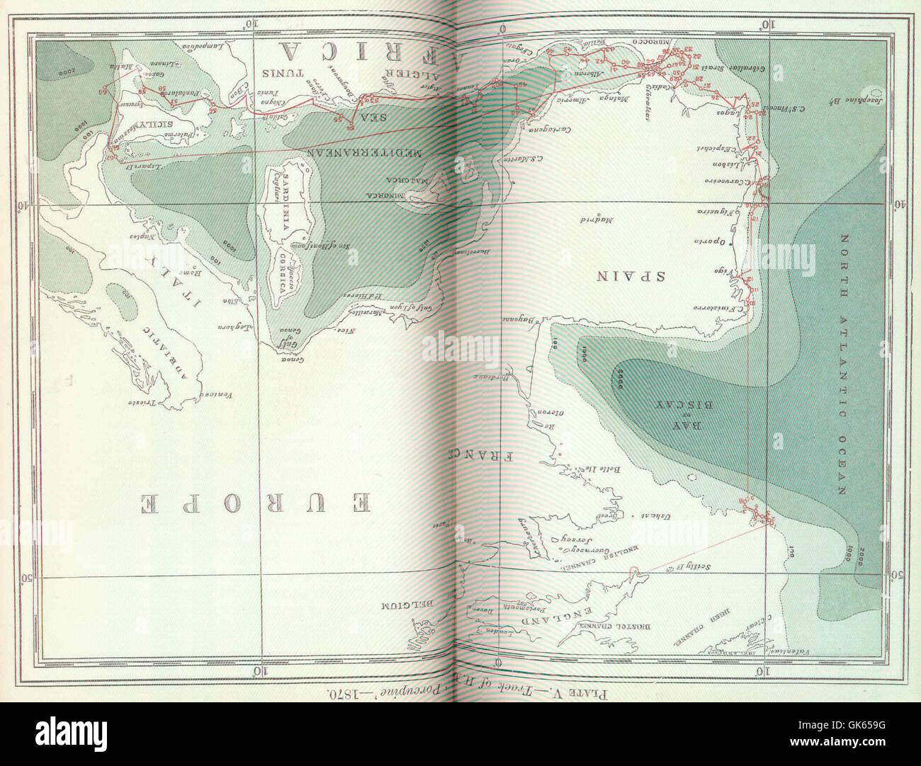 This track follows the route of HMS *Porcupine* in 1876. The ship ...