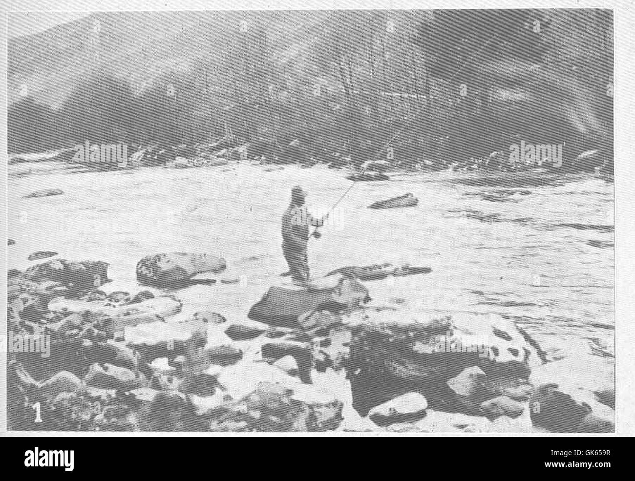 Fishing tourism uk Black and White Stock Photos & Images - Alamy