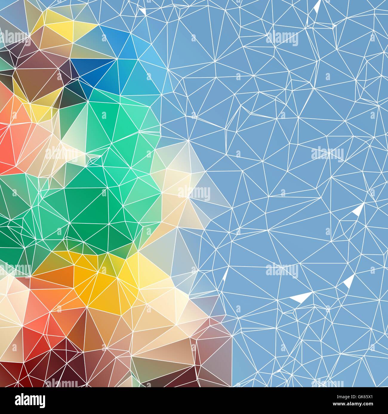Abstract triangle polygonal background in vector, eps Stock Vector ...