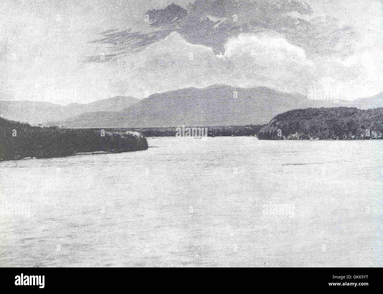 The Karluk River originates from Karluk Lake, located in Alaska. The ...