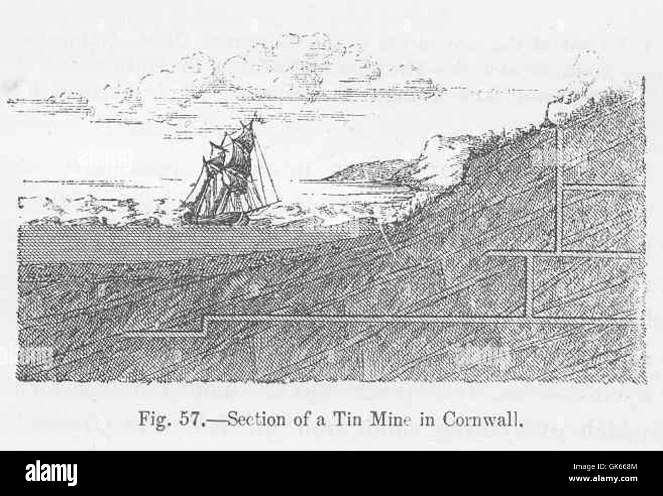 Map cornwall Black and White Stock Photos & Images - Alamy