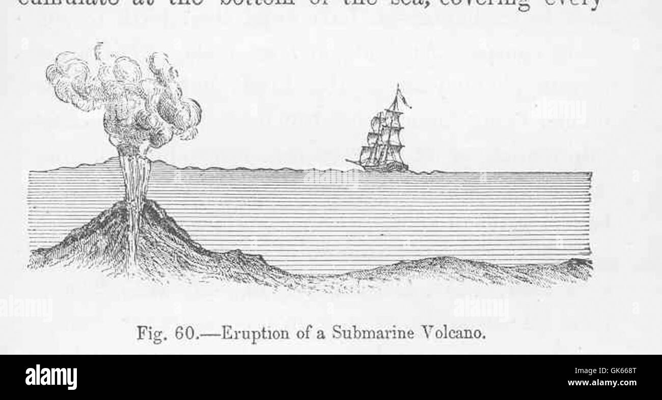 The eruption of a submarine volcano is a rare and powerful geological ...