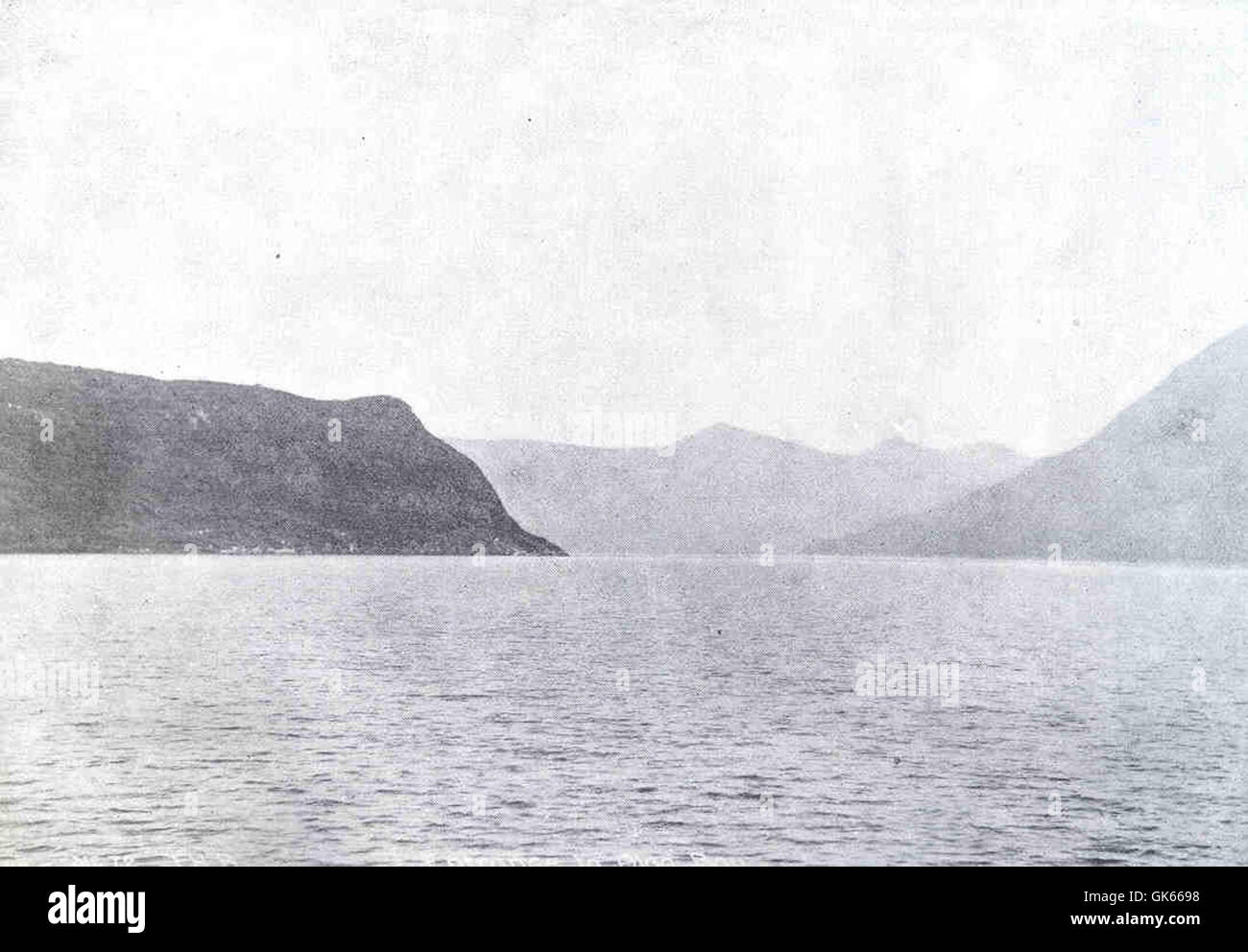 The entrance to Olga Bay, as seen from Alitak Bay, is a picturesque ...