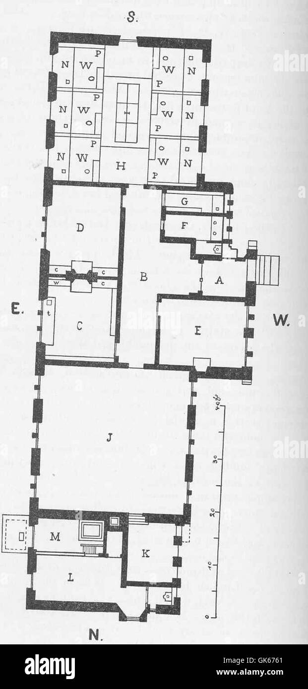 The plan of the Gatty Marine Laboratory at St Andrews illustrates the ...