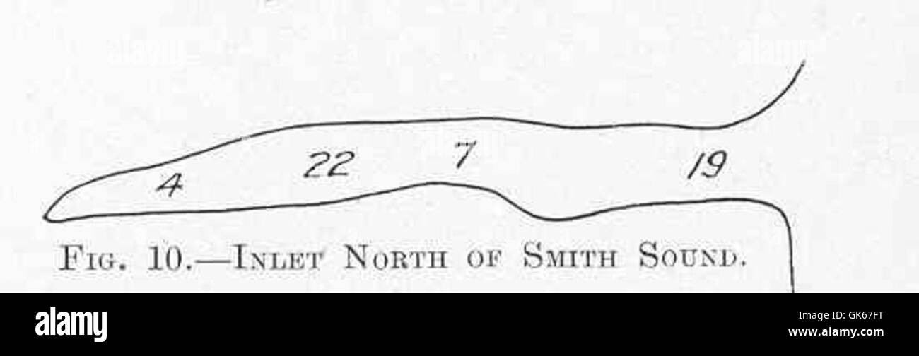 The inlet north of Smith Sound (ID 50810) is a coastal feature located ...