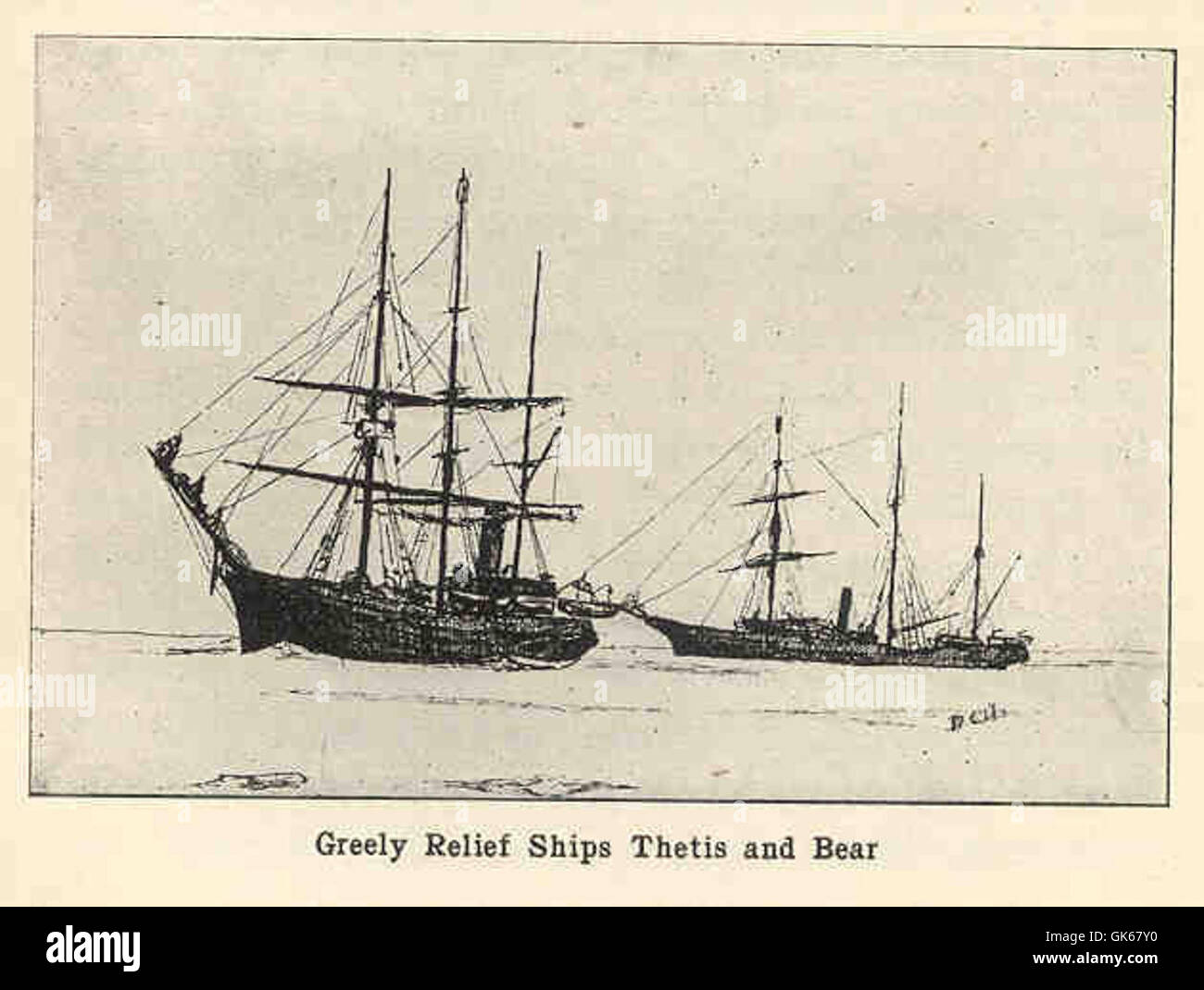 The Greely Relief Ships, Thetis and Bear, were part of the rescue ...