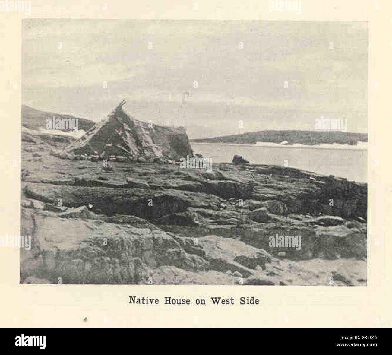 A traditional native house located on the west side is depicted. This ...