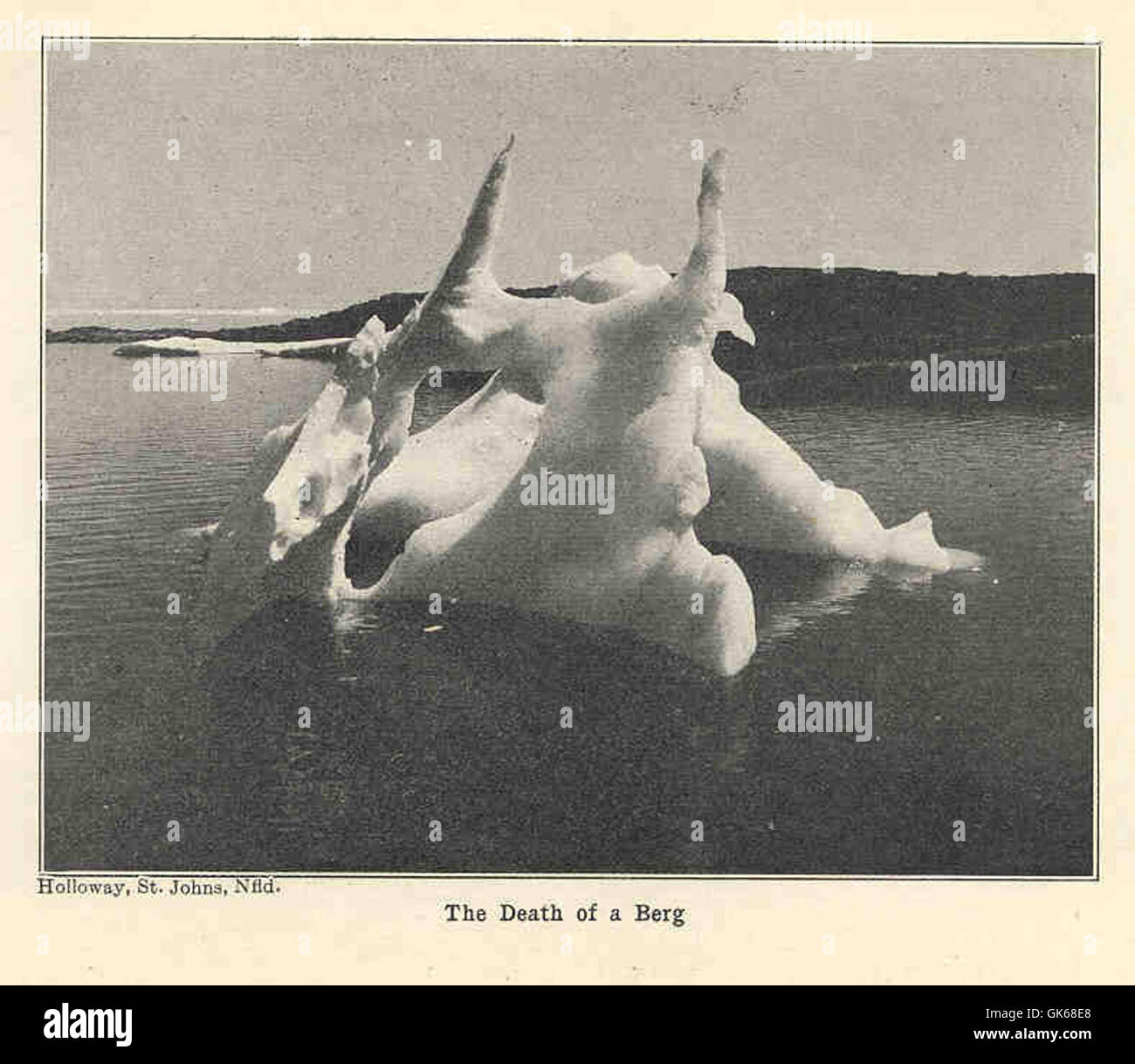 The 'Death of a Berg' refers to the phenomenon of an iceberg breaking ...