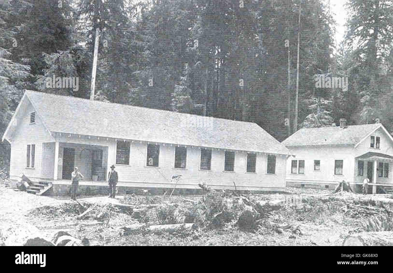 The newly constructed Humptulips Hatchery and Superintendent's ...