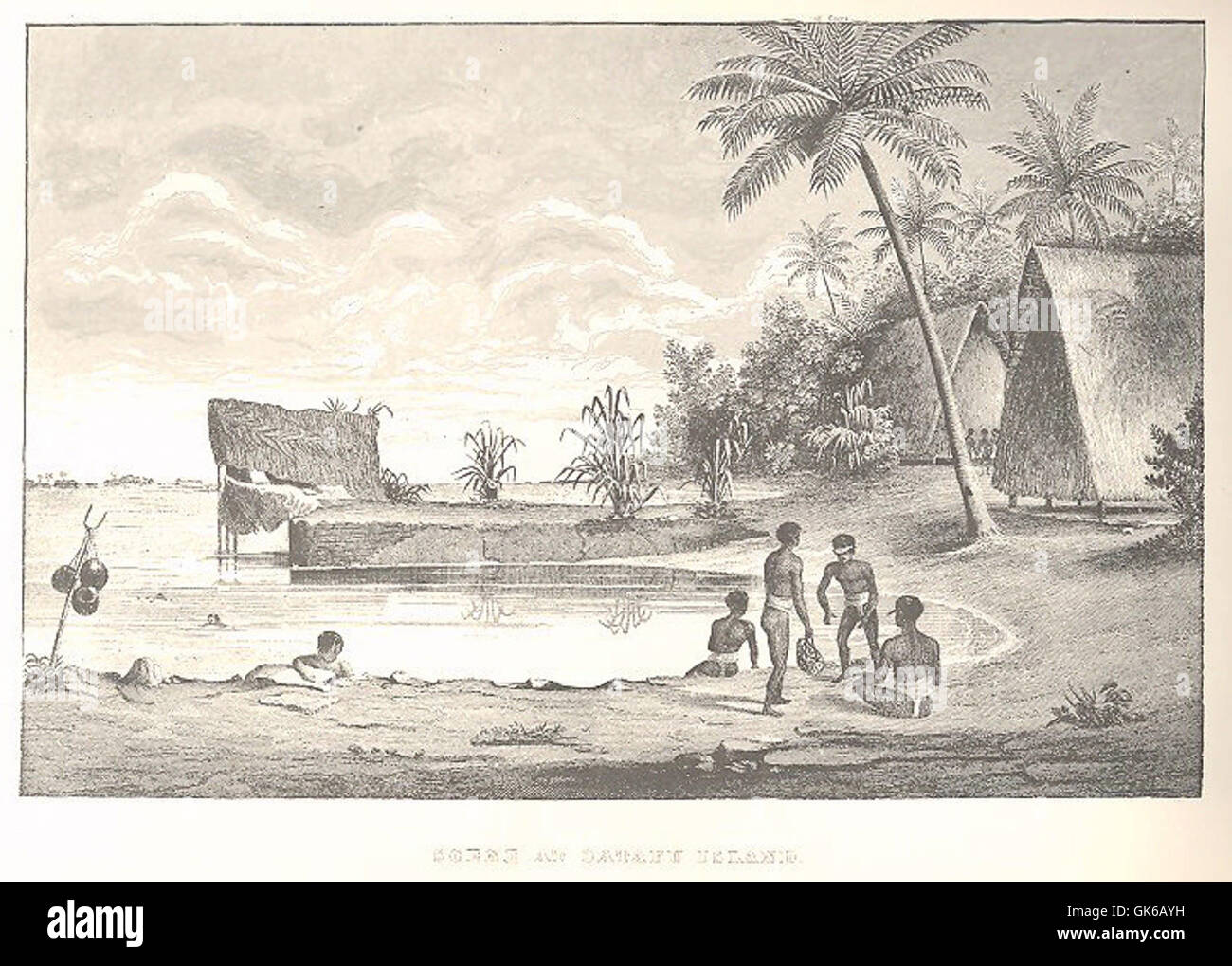 The illustration 'Scene at Oatafu Island' provides a glimpse into the ...