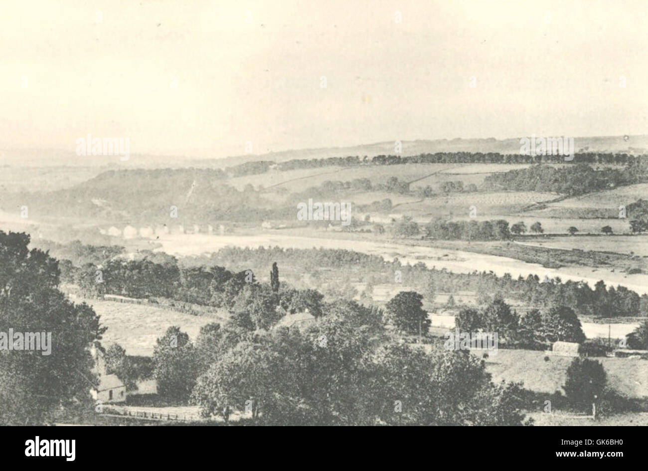 Tyne valley map hi-res stock photography and images - Alamy