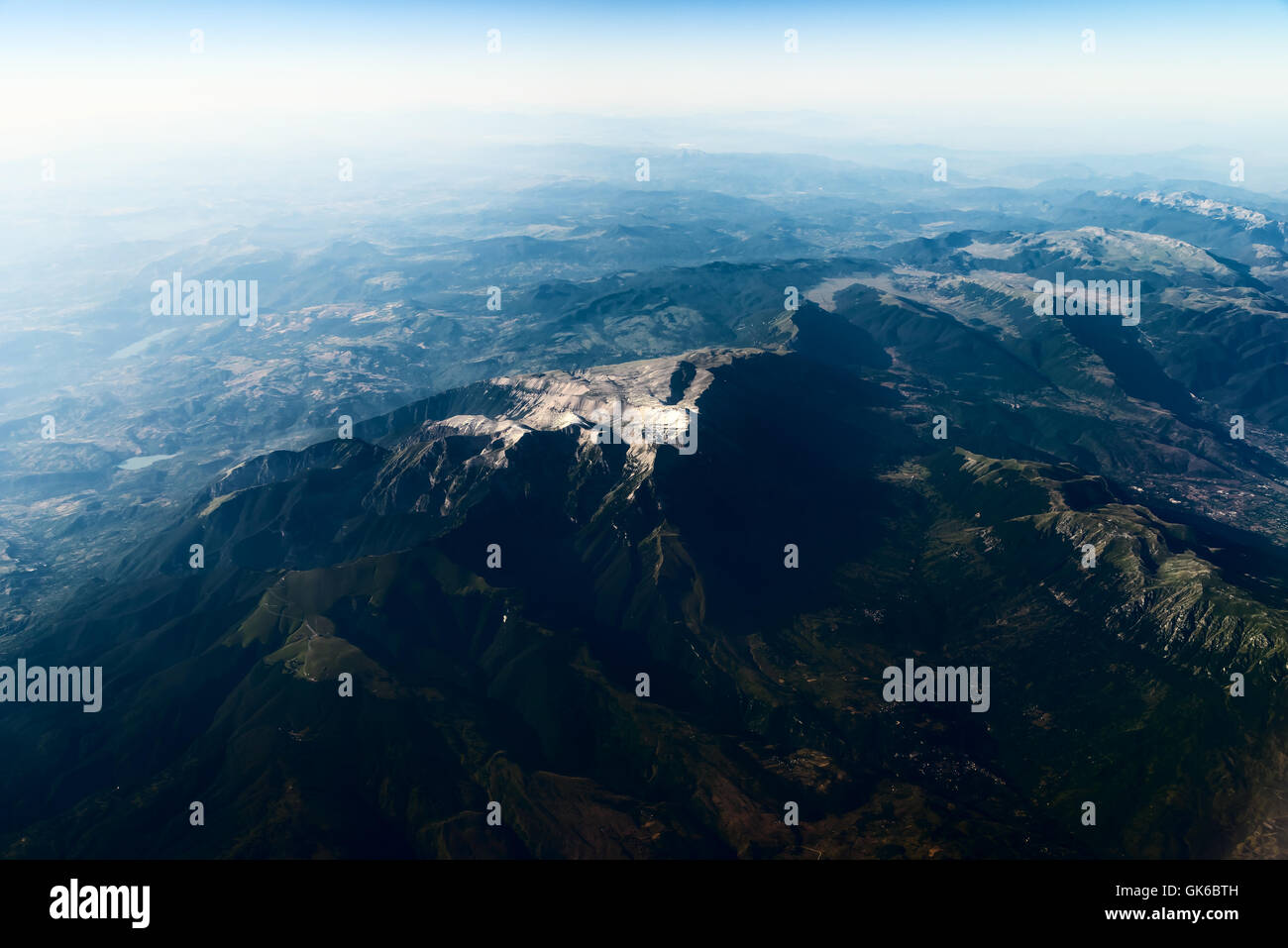 High Altitude Photo Of Planet Earth Horizon Stock Photo - Alamy