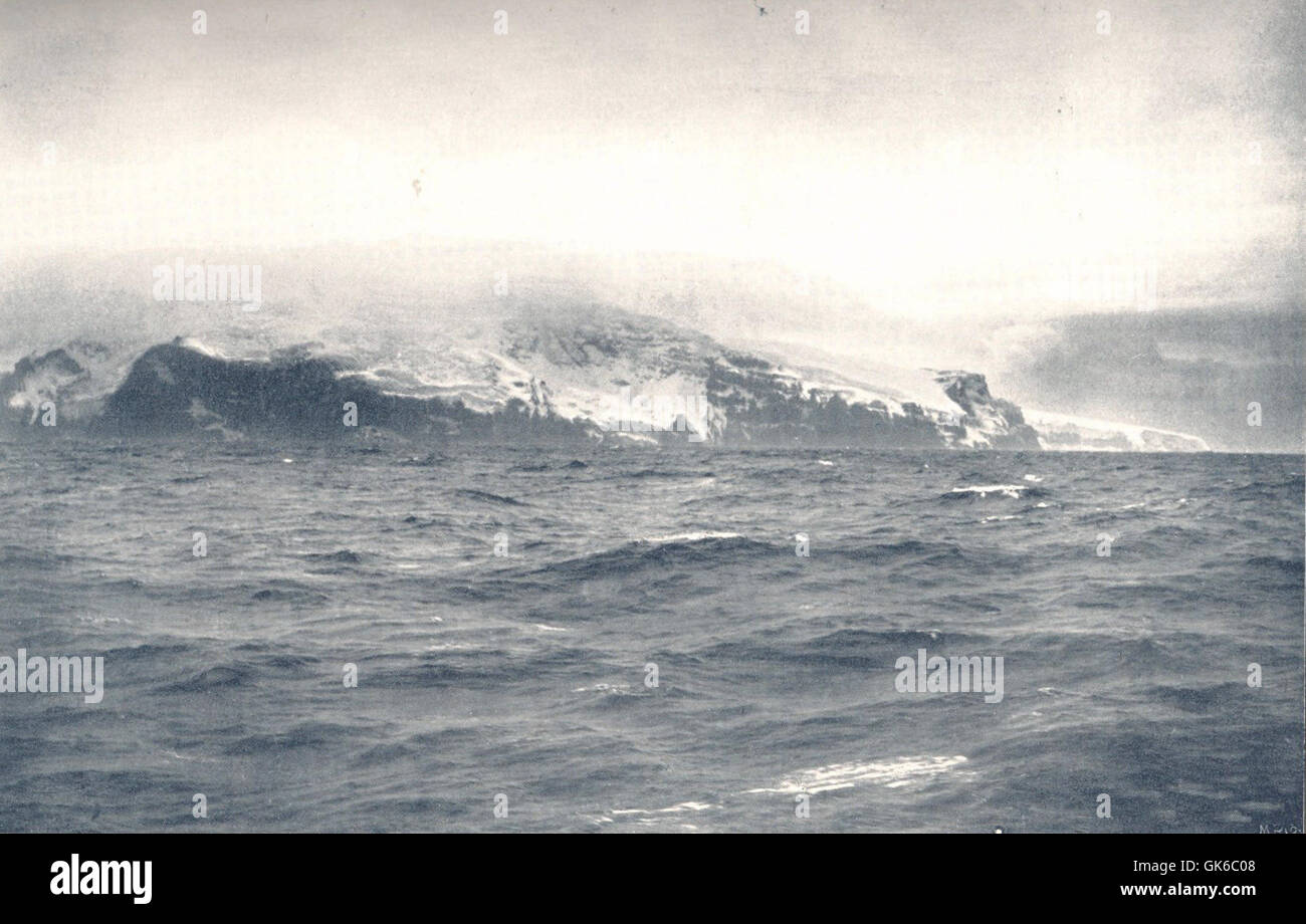 This image depicts the weftsufte (snow features) of Bouvet Island, with ...