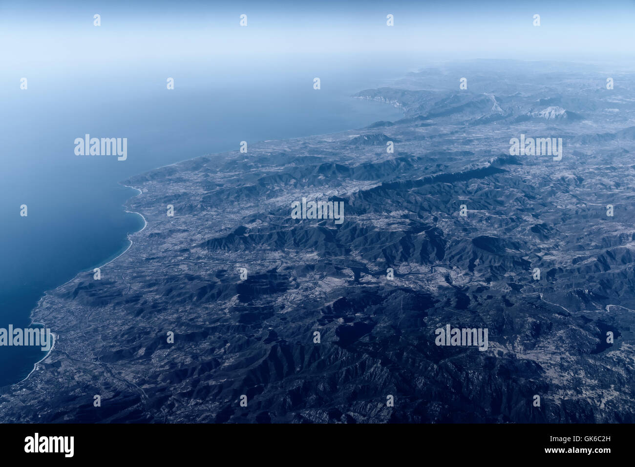 High Altitude Photo Of Planet Earth Horizon Stock Photo - Alamy