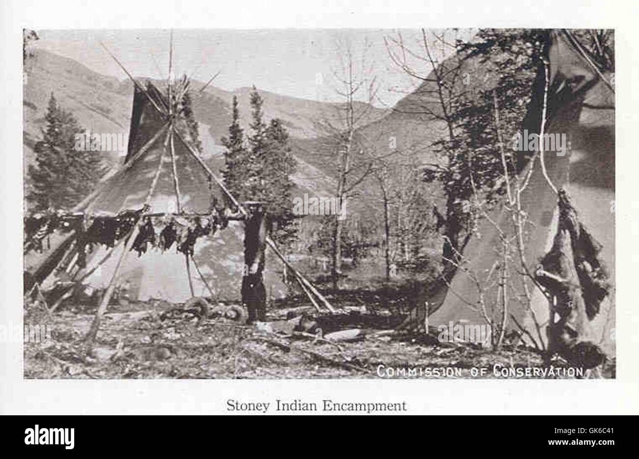 The Stoney Indian encampment is a historic site representing the ...