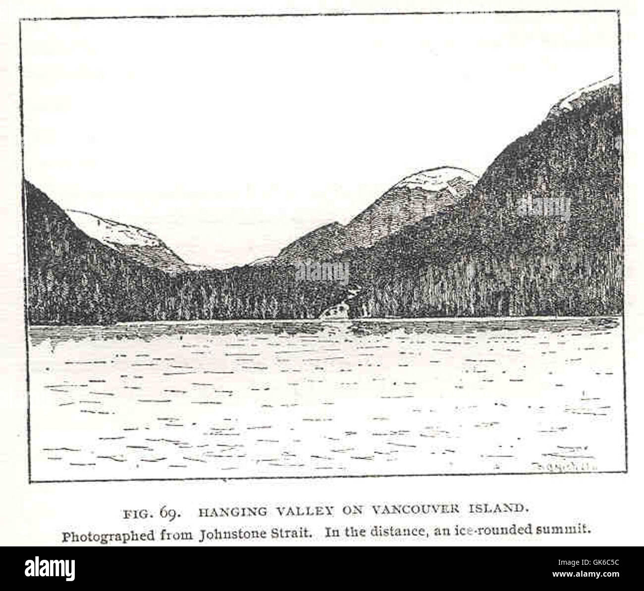 A hanging valley on Vancouver Island is a geological feature formed by ...
