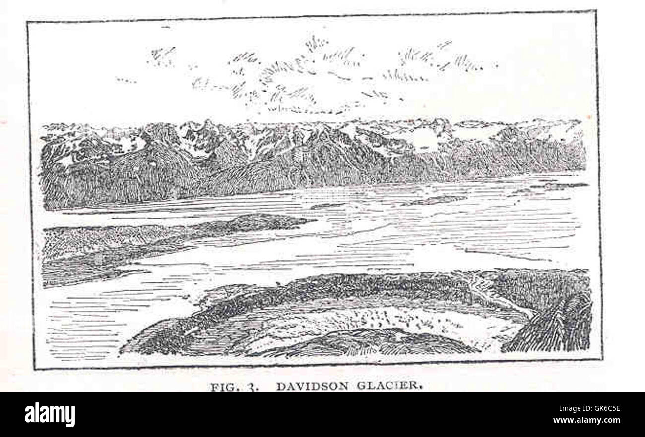 Davidson Glacier, located in Alaska, is a major glacier known for its ...