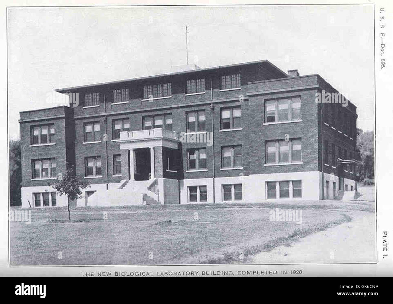 The New Biological Laboratory building, completed in 1920, was a ...