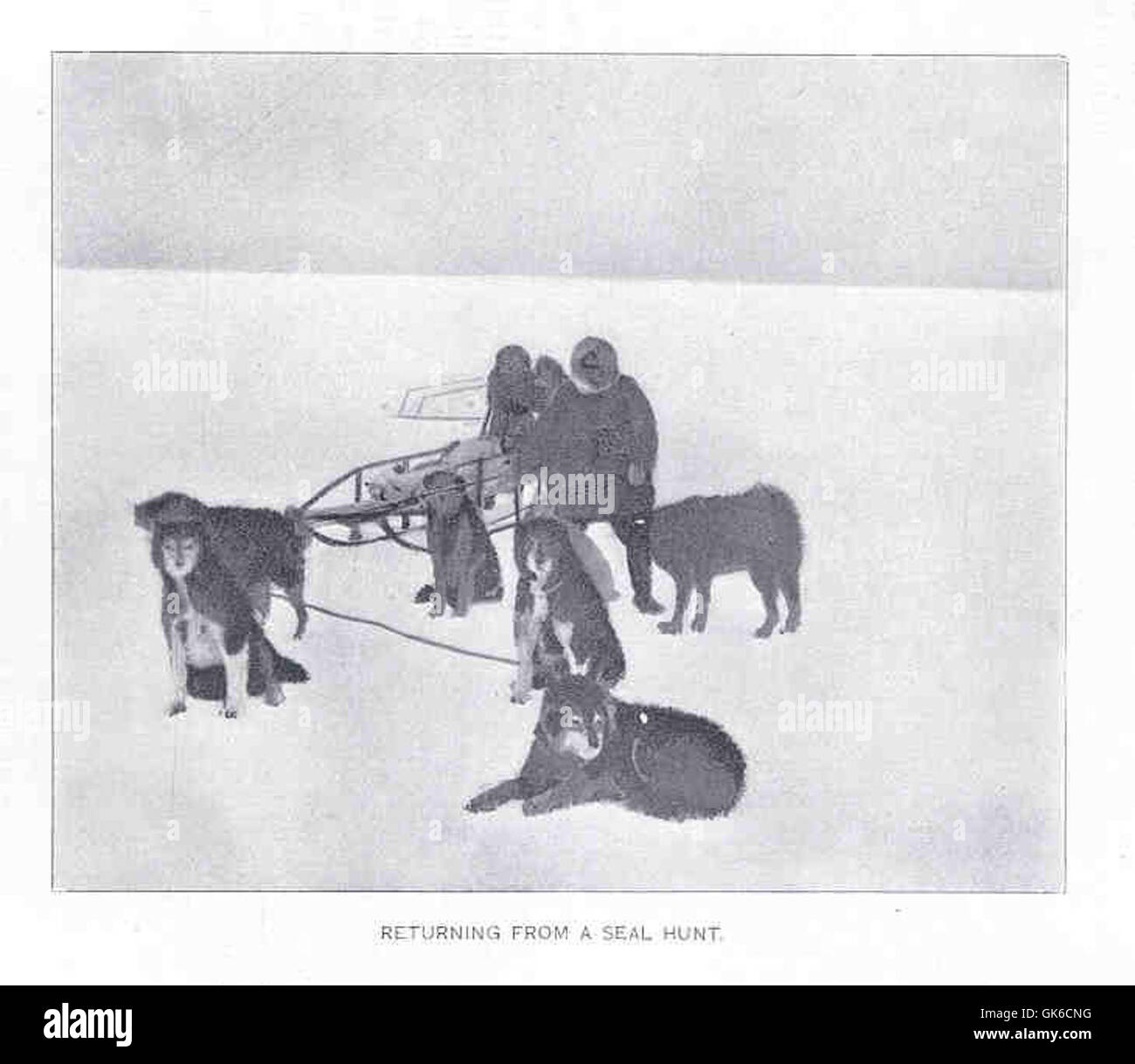 A group returning from a seal hunt, reflecting the traditional hunting ...