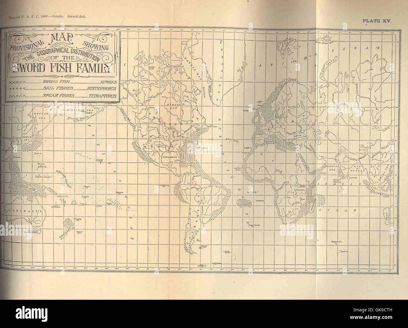 A provisional map showing the geographical distribution of the ...