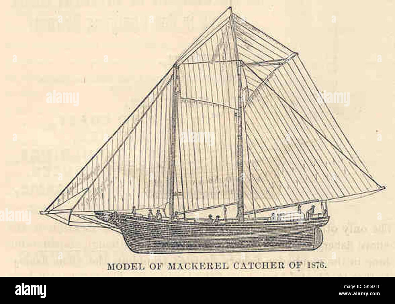 This model represents a mackerel catcher, a type of fishing vessel from ...