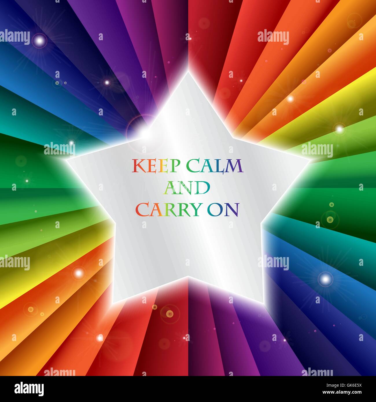 Bright vector rainbow celebration holiday banner, vector background ...