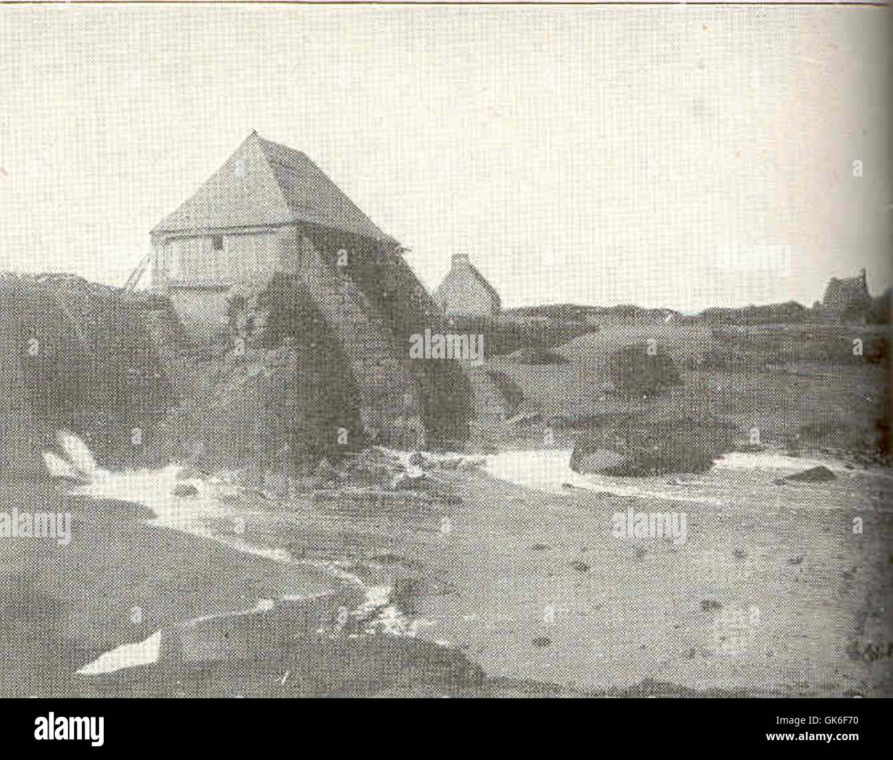 The Moulin a Maree, located in Ploumanach, Côtes-du-Nord, is a tidal ...