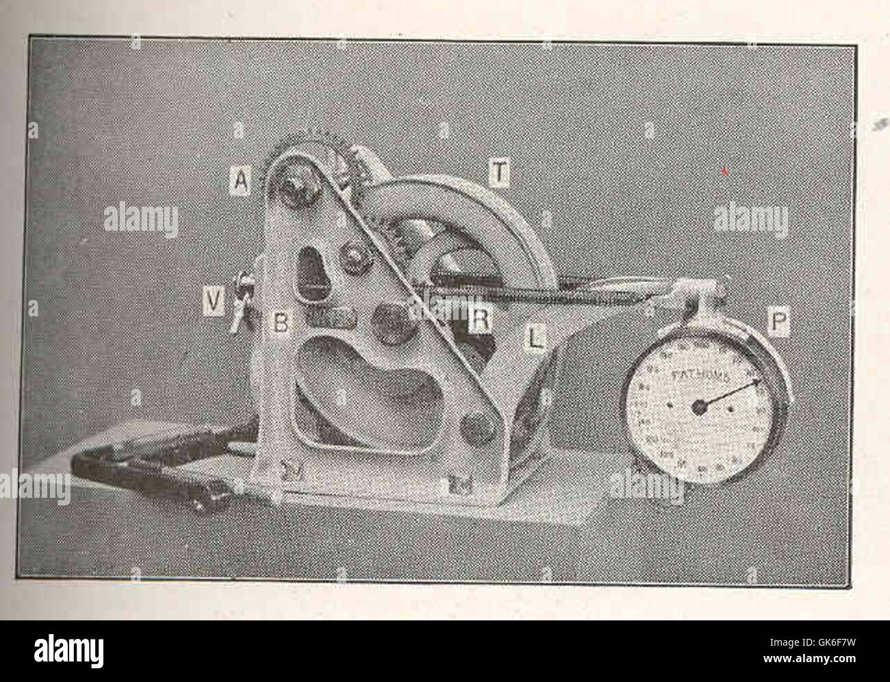 The Lucas sounding machine, designed for various depths (small, medium ...