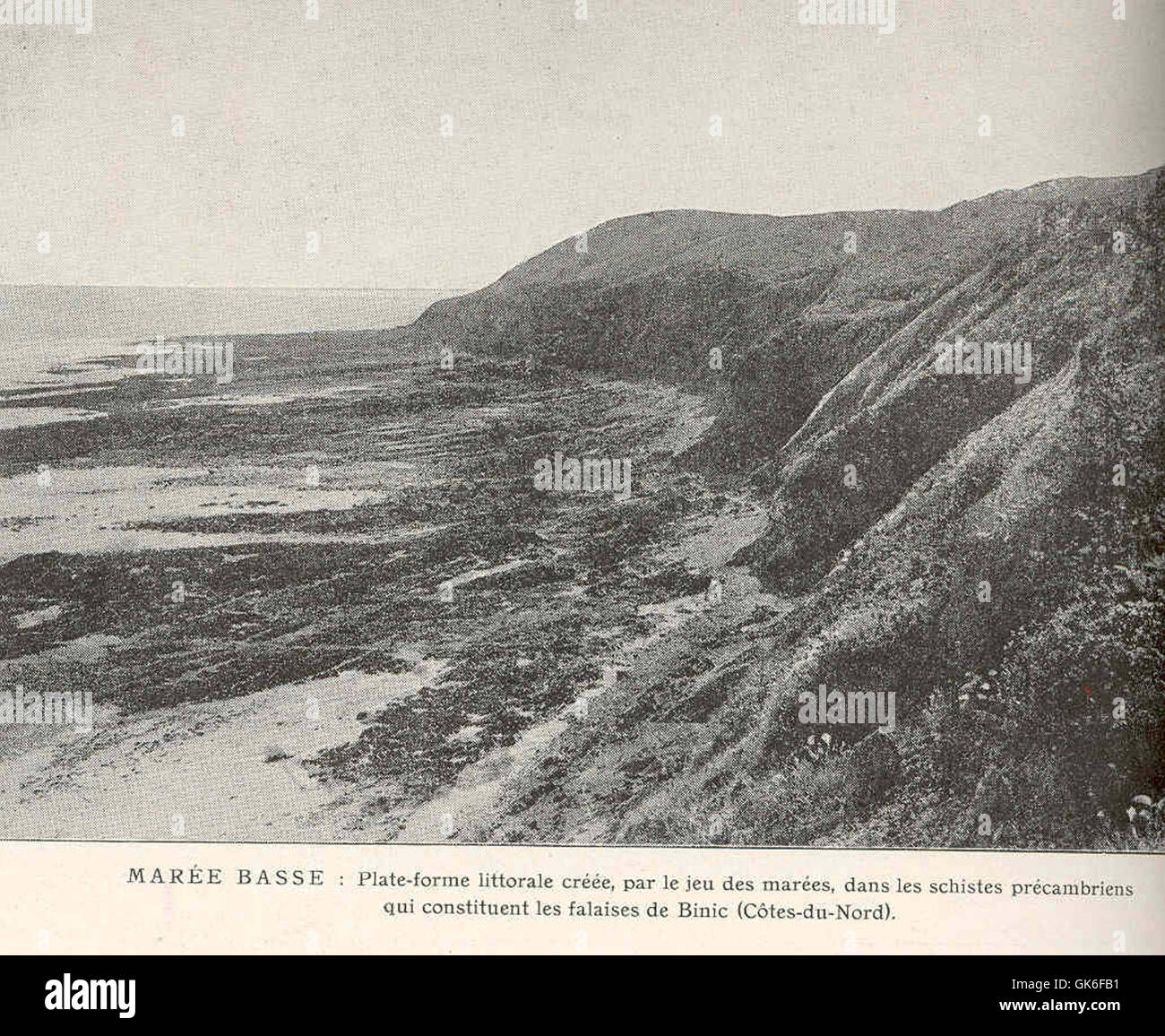 The Marre Basse is a tidal platform located along the Cree coastline ...