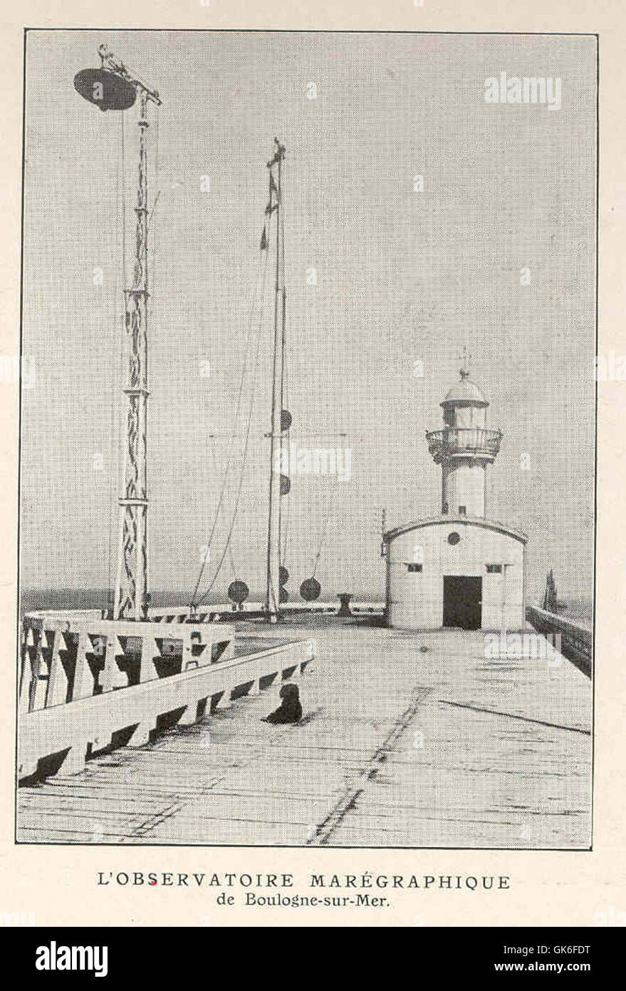 The Maregraph Observatory at Boulogne-sur-Mer is used to monitor tide ...