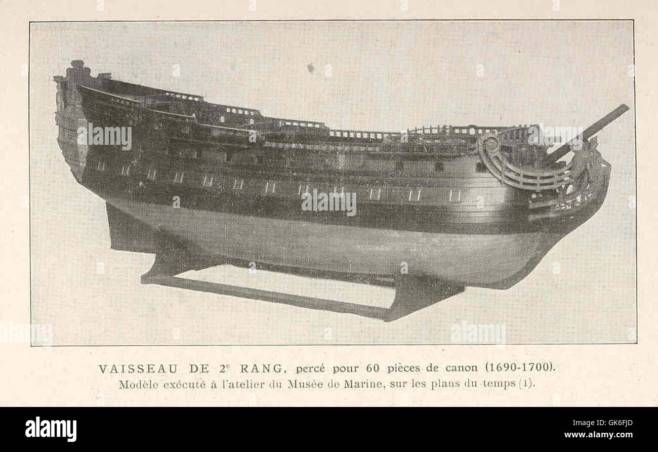 The *Vaisseau de 2e Rang* was a French 2nd rate ship of the line, built ...