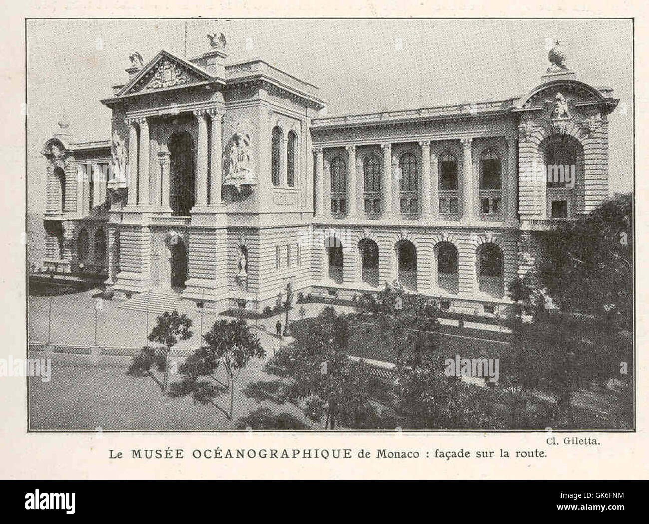 The façade of the Musée Océanographique de Monaco is a notable ...