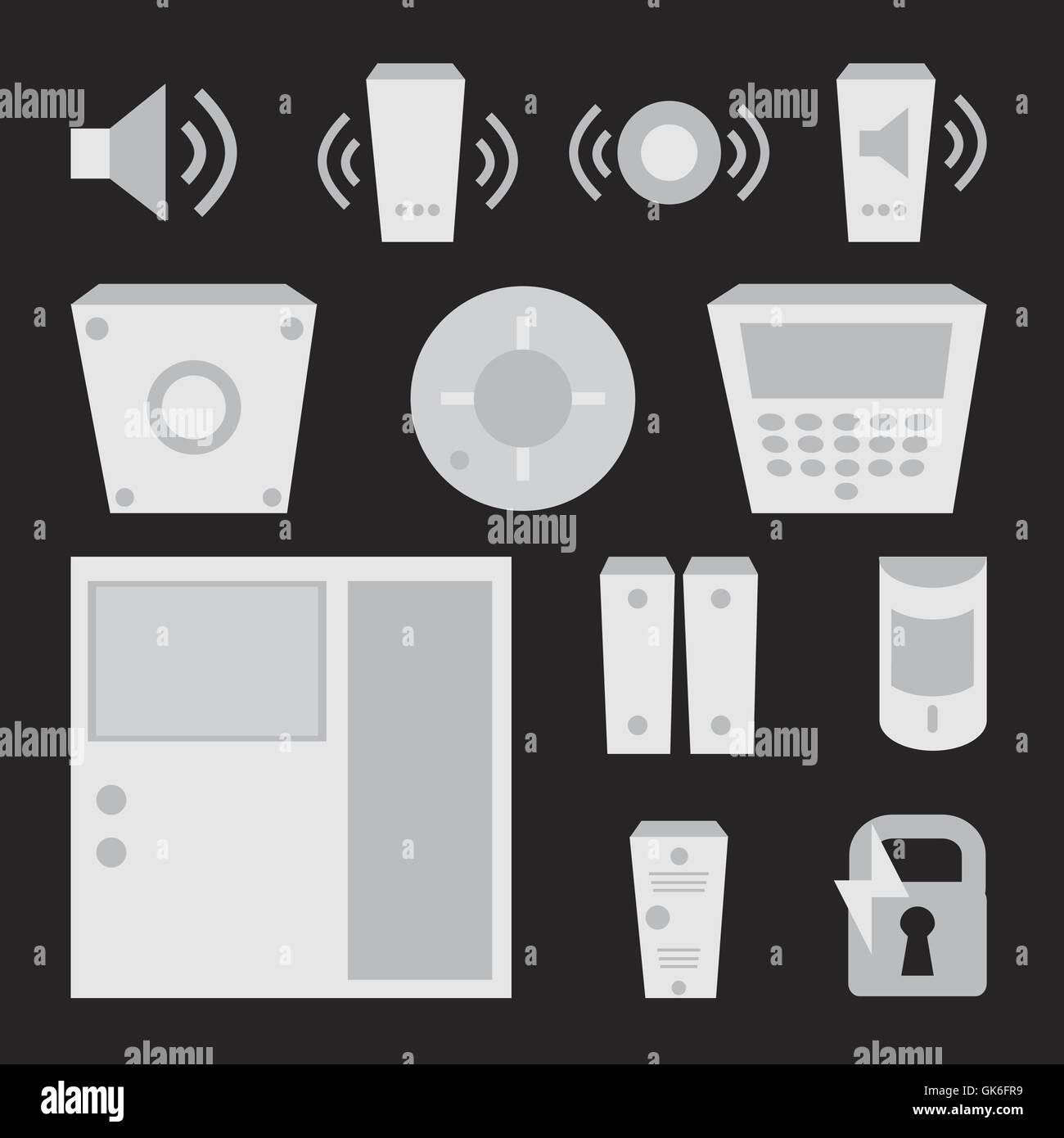 Security detectors Stock Vector Images - Alamy