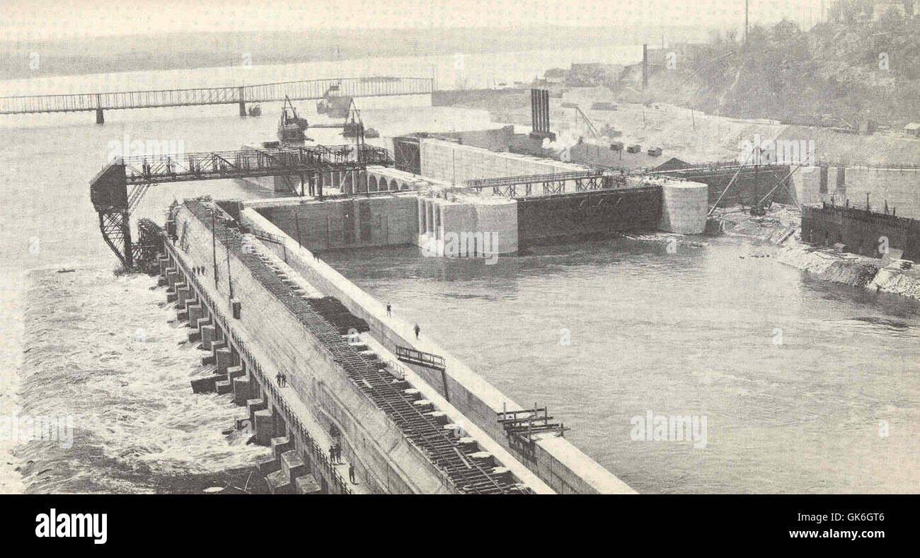 A diagram showing the position of the lock in relation to the lower end ...