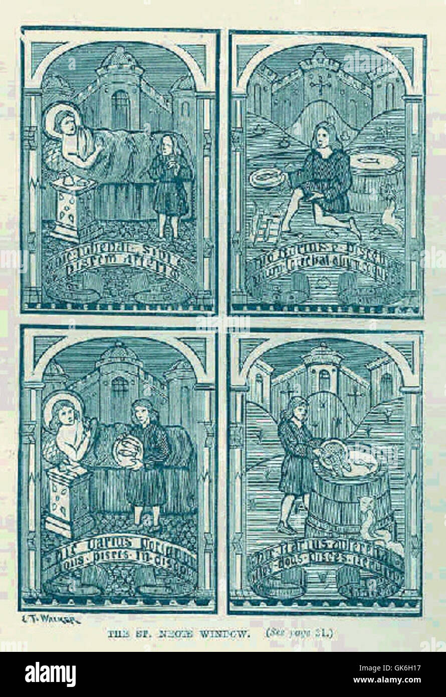 The St Neots Window is a historic architectural feature, likely from ...