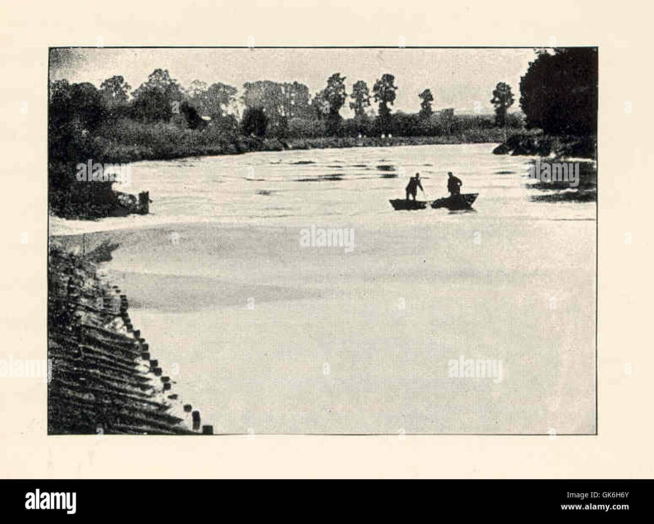 This cinematograph captures the dramatic natural phenomenon of a bore ...