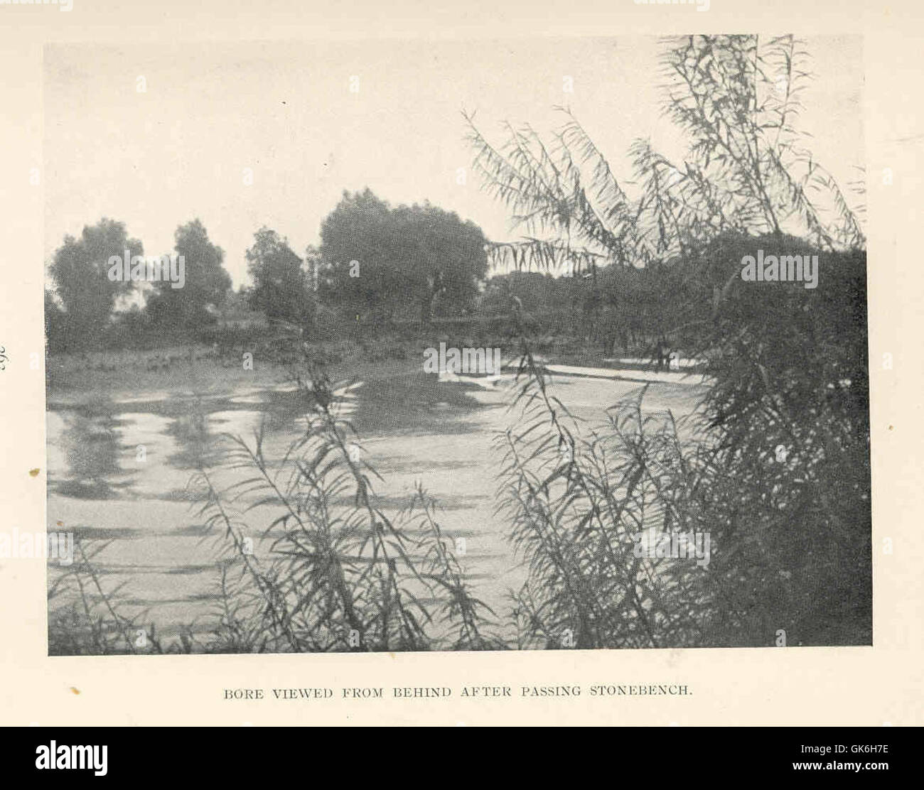 A bore is observed from behind after passing the Stonebench, showcasing ...