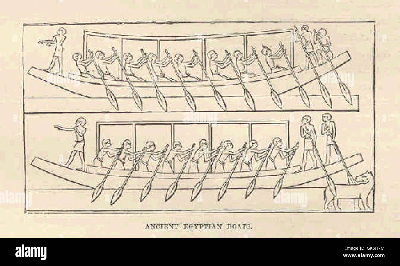 Ancient Egyptian boats were fundamental to transportation and trade ...
