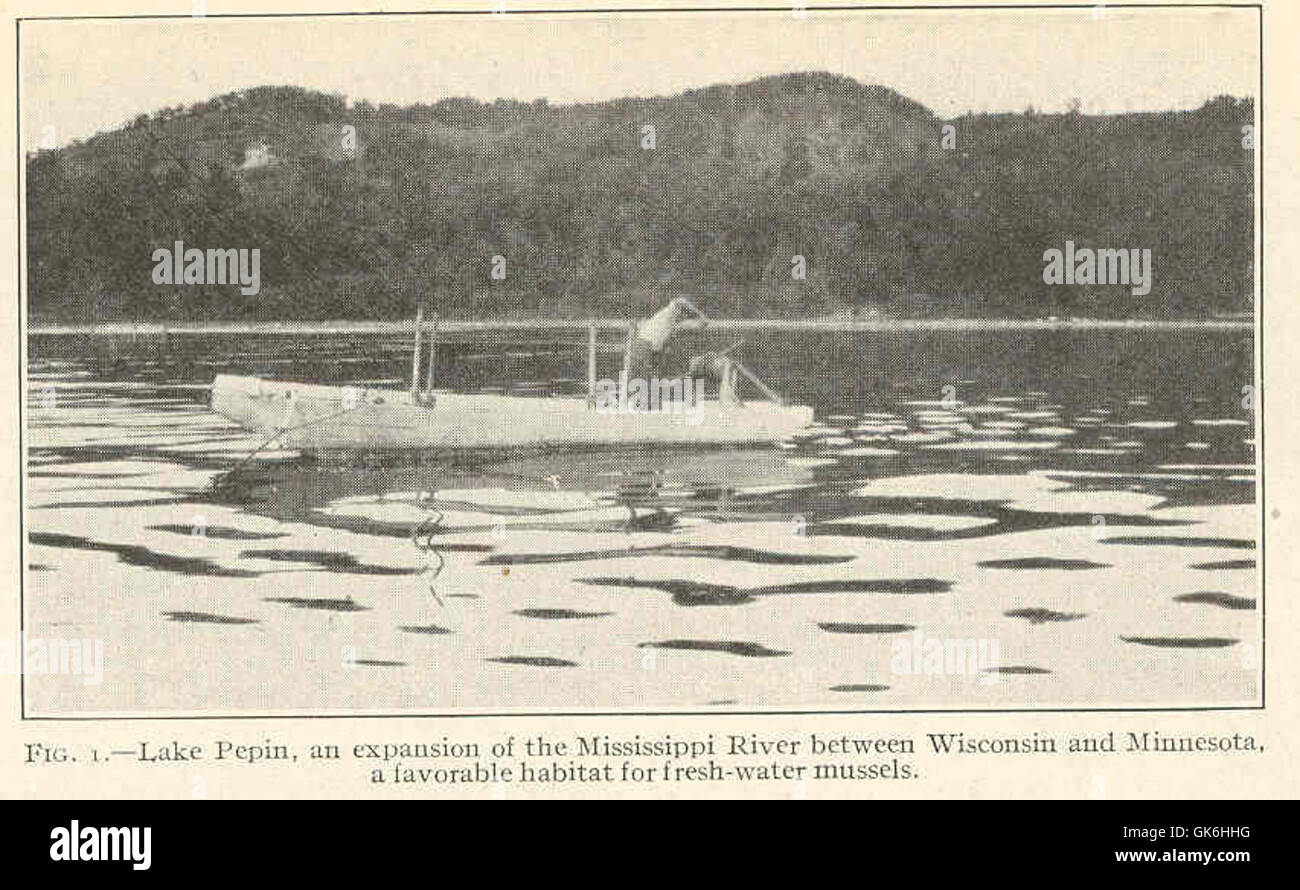 Lake Pepin, located along the Mississippi River between Wisconsin and ...