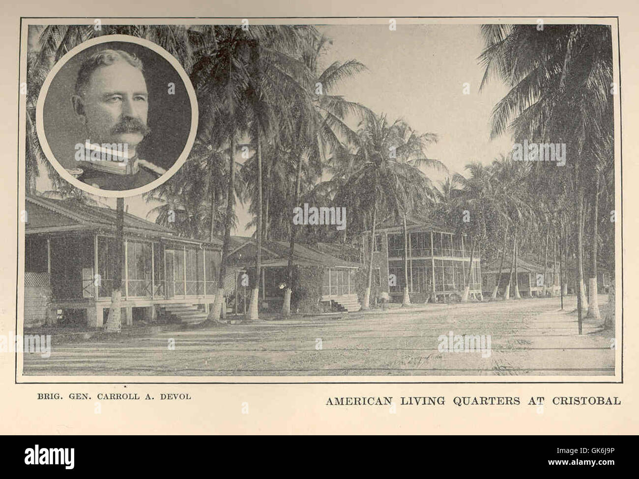 This image shows the living quarters of Brigadier General Carroll A ...