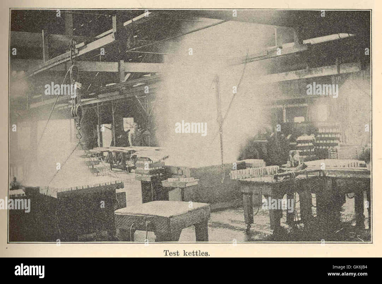 A test kettle, used in laboratory or field experiments to test the ...