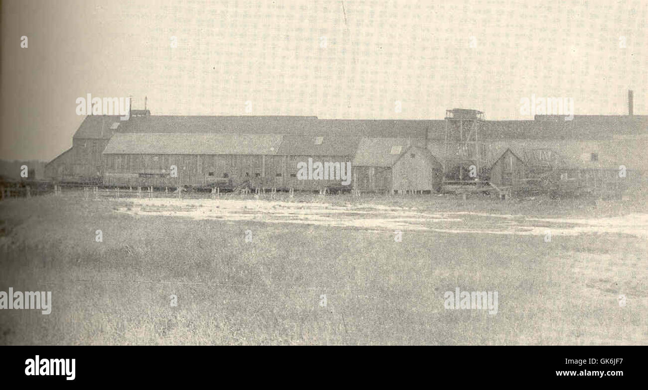 38829 Rear View of Cannery at Kussilof, Cook Inlet Stock Photo - Alamy