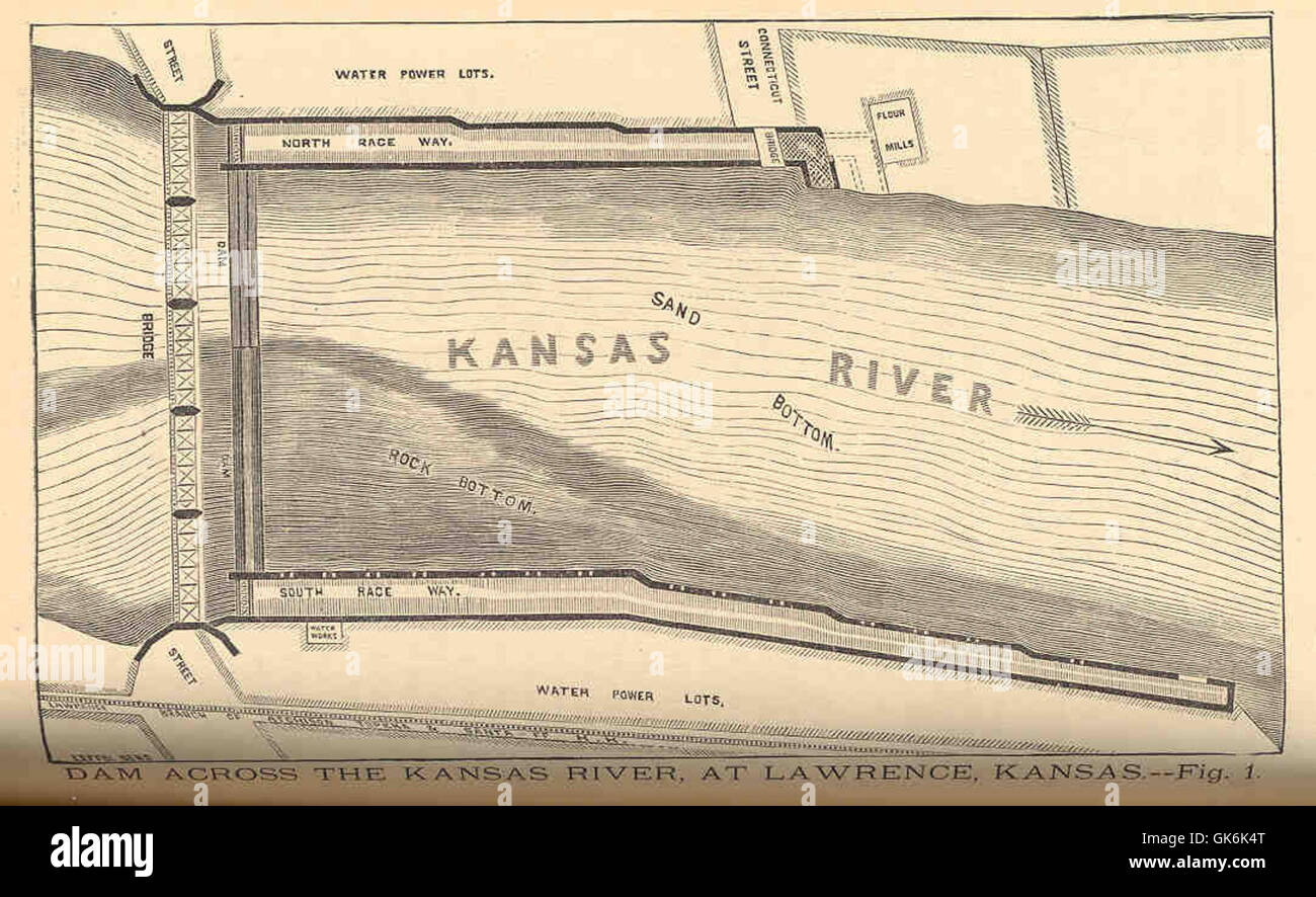 Lawrence kansas map hi-res stock photography and images - Alamy