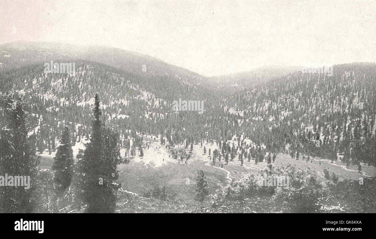 39568 Toowa Valley, looking east from summit of volcano The broad ...