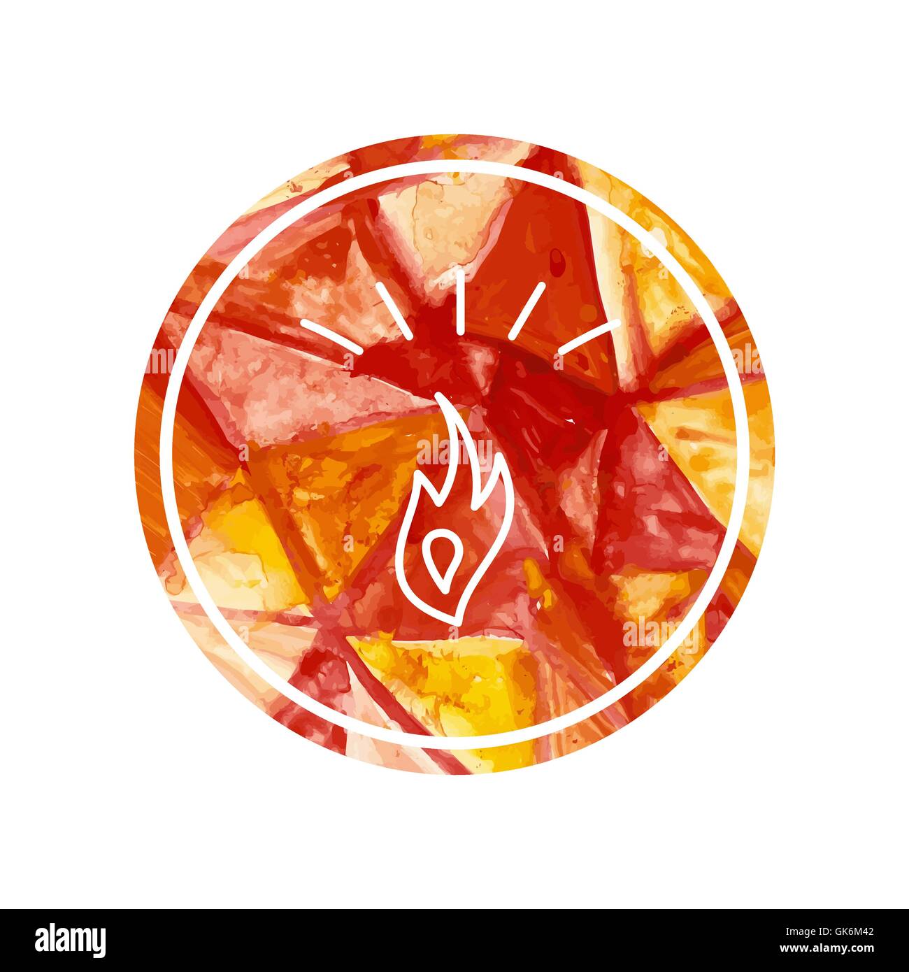 Bonfire by the water Cut Out Stock Images & Pictures - Alamy