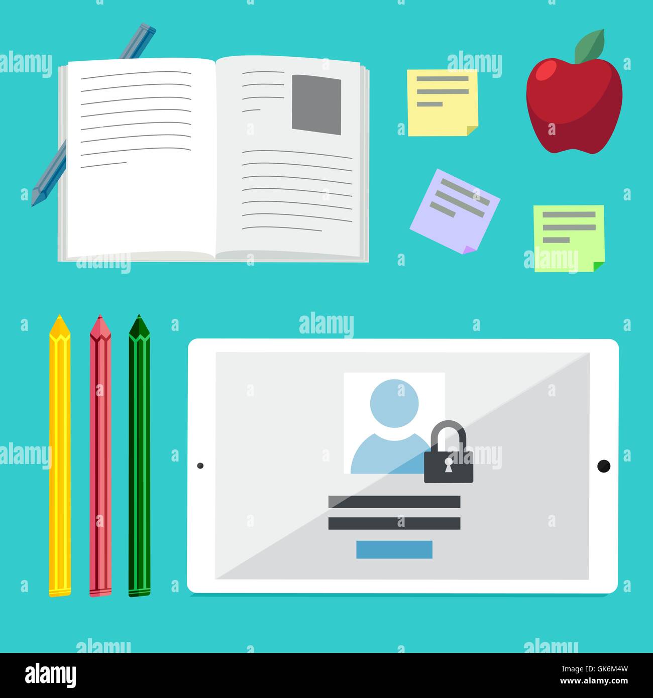 Flat illustration concepts for education, online tutorials, research ...